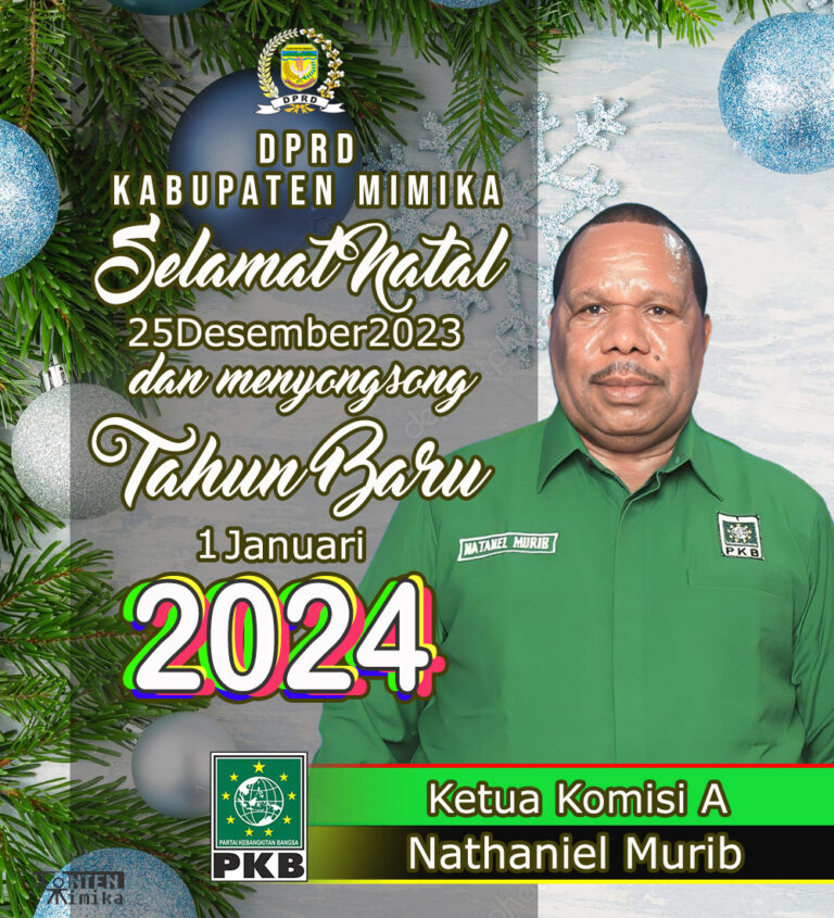 Dewan Murib Ucapkan Selamat Nataru 2024 – Konten Mimika